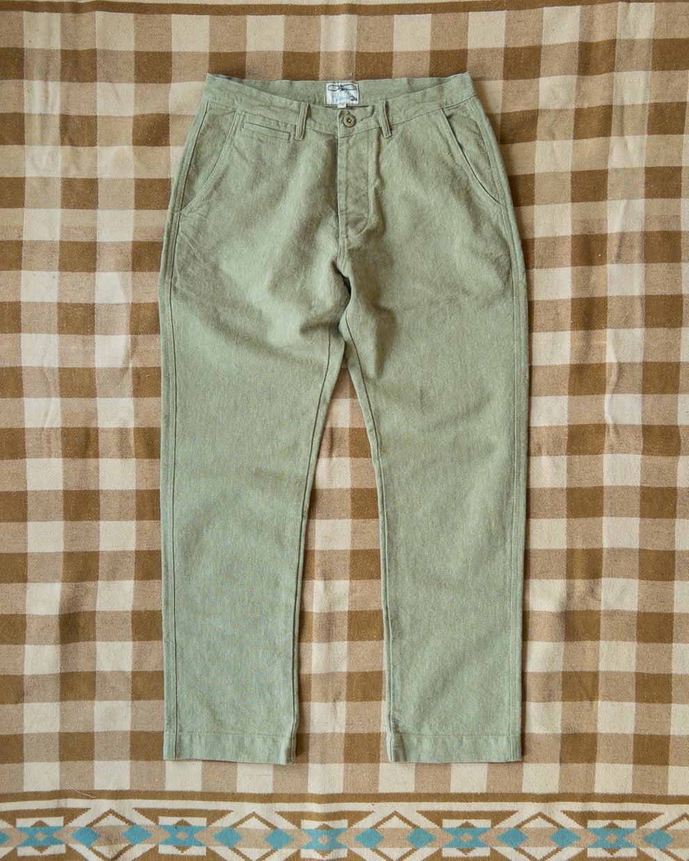 Rustic Plainweave Chino - Olive – Wythe